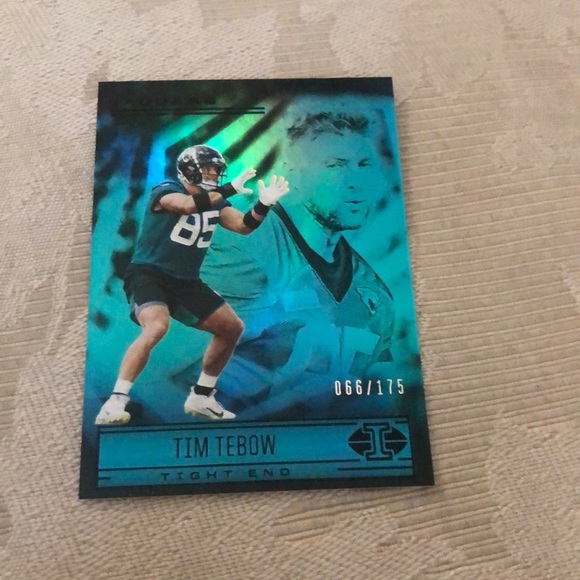 NFL | Other | Tim Tebow Super Short Print Numbered Out Of 5 Tight End ...